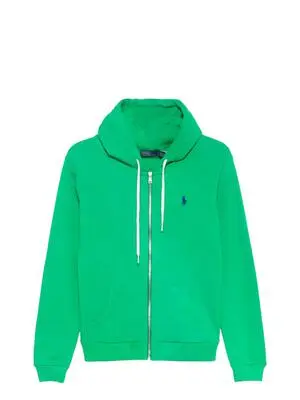 Polo Ralph Lauren Logo-embroidered Hoodie - Green