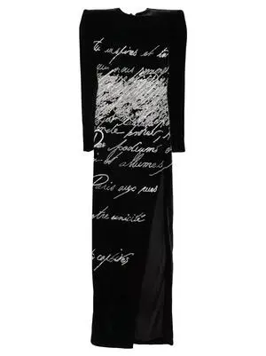 BALMAIN Balmain Love Letter Gown