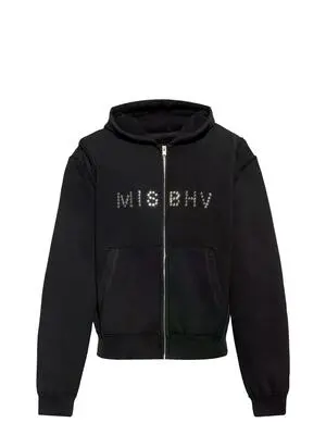 MISBHV Star Teddy Zip Hoodie - Black