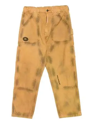 AAPE BY *A BATHING APE® Moonface Logo Jeans - Brown