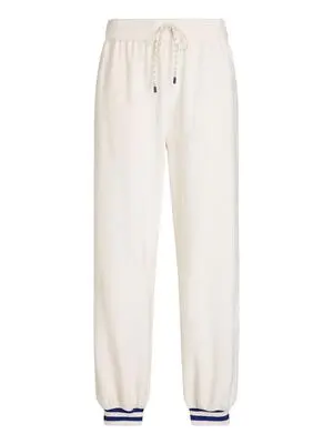 Zimmermann Jacquard-knit Track Pants - Ivory