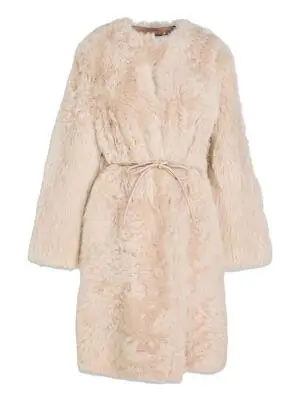 Zimmermann Shearling Coat - Beige