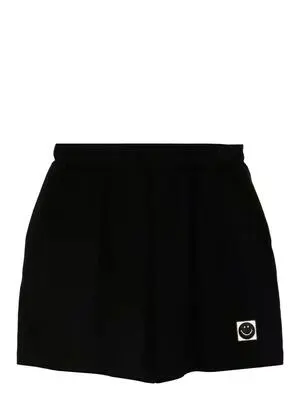 Joshua Sanders Piquet Smiley Shorts - Black