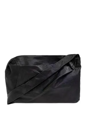 Yohji Yamamoto Asymmetric Shoulder Bag - Black