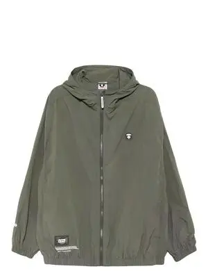 AAPE BY *A BATHING APE® Logo Hooded Jacket - Green
