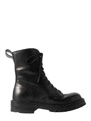 Visvim Gillespie Folk Leather Boots - Black