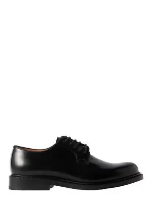 Church's Shannon Polished-leather Derby Shoes - Black