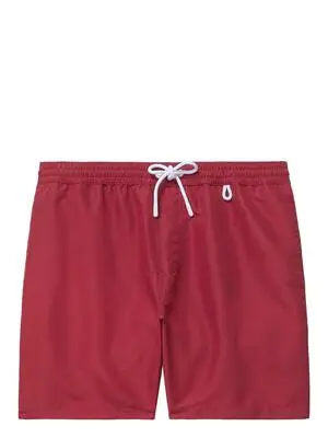 Loro Piana Bay Straight-leg Mid-length Swim Shorts - Red