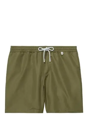 Loro Piana Bay Straight-leg Mid-length Swim Shorts - Green