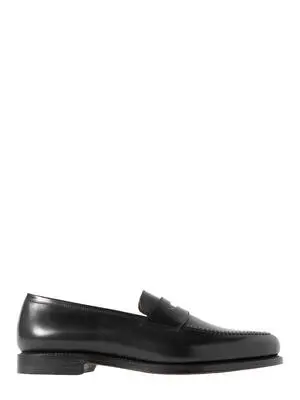 Polo Ralph Lauren Maestra Leather Penny Loafers - Black