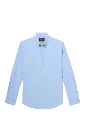 Portuguese Flannel Belavista Button-down Collar Cotton Oxford Shirt - Blue