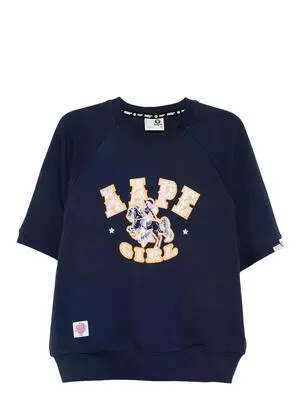 A BATHING APE Aape * Graphic-print T-shirt - Blue