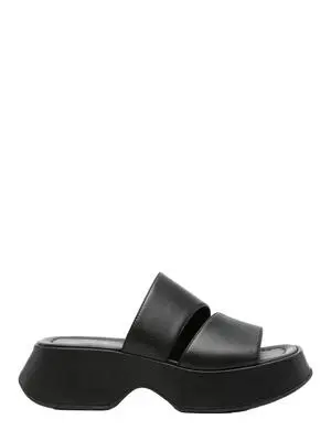 VIC MATIE 55mm Leather Sandals - Black