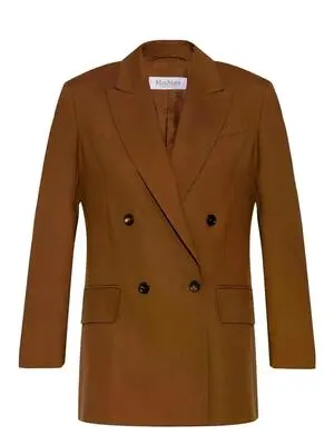 Max Mara Double-breasted Blazer - Brown