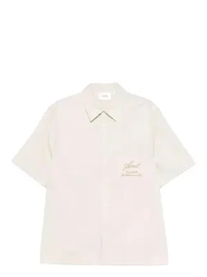 Axel Arigato Logo-embroidered Shirt - Neutrals