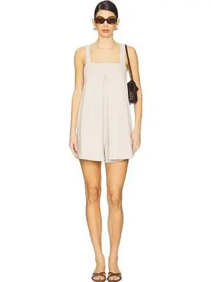 Free People X Nichola Romper - Pumice Stone