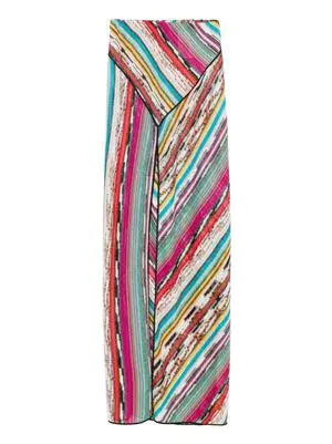 Missoni Missoni Striped Maxi Skirt Pink