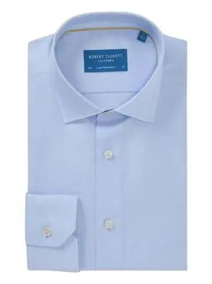 Robert Talbott Reynolds Twill Contemporary Fit Shirt - Light Blue