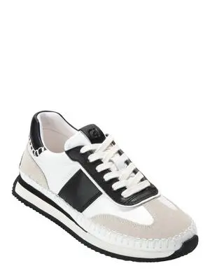 Cole Haan Grandføam Grandpro Premier Sneaker - White/black/birch Suede