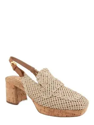 Aerosoles Santina Slingback Pump - Natural Raffia