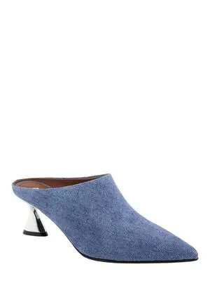 Aerosoles Aerosoles Jama Pointed Toe Mule Blue Jean Denim Suede