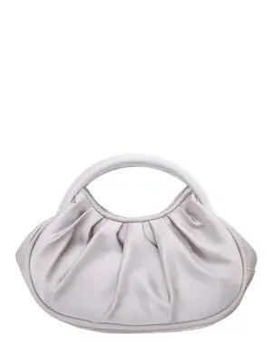 Nina Bren Top Handle Bag - Silver