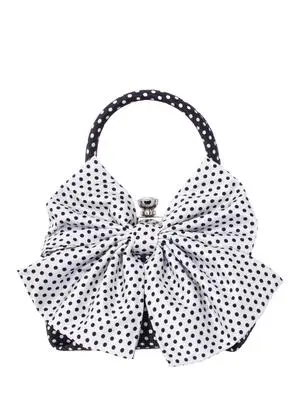 Nina Nina Sienna Top Handle Bag Black-white