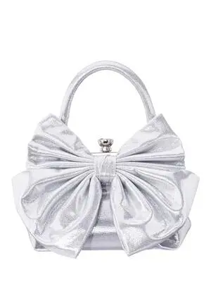 Nina Nina Sienna Top Handle Bag Silver
