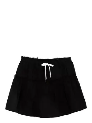 B+AB Tiered Mini Skirt - Black