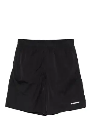 JIL SANDER Logo-print Swim Shorts - Black