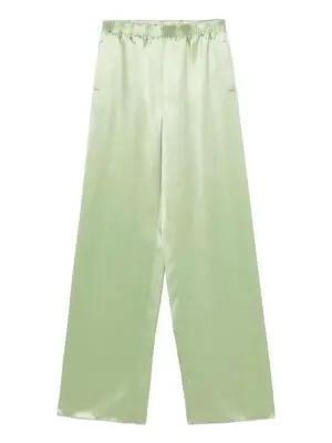 Valentino Garavani Satined Trousers - Green