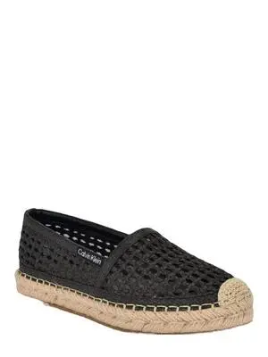 Calvin Klein Calvin Klein Presley Woven Loafer Flat Black