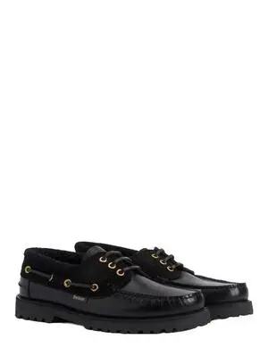 Barbour Deck Boat Shoe - Black