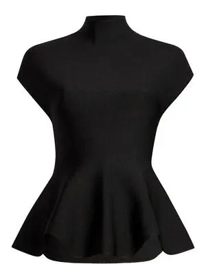 Khaite Andra Knit Top - Black