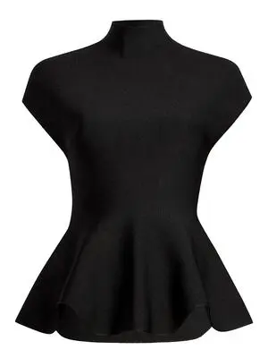 Khaite Andra Knit Top - Black