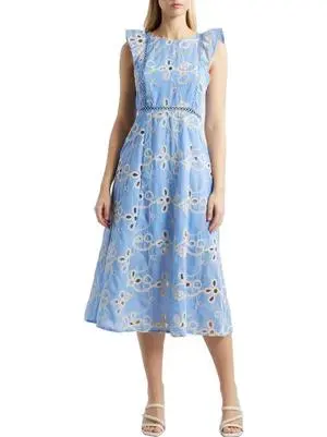 Sam Edelman A-line Dress - Light Blue