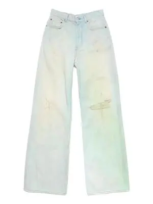 Acne Studios Distressed Relaxed-fit Jeans - Blue