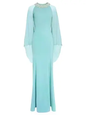 Jenny Packham Charma Maxi Dress - Blue