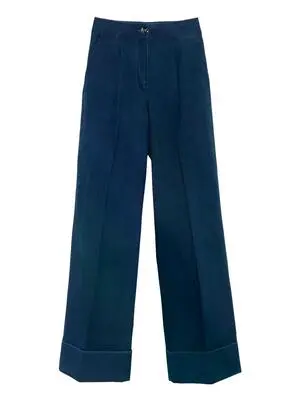 Valentino Garavani Pleated Trousers - Blue