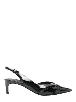 DEL CARLO 50mm Paris Pumps - Black