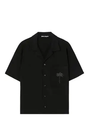 Palm Angels Palms Bowling Shirt - Black