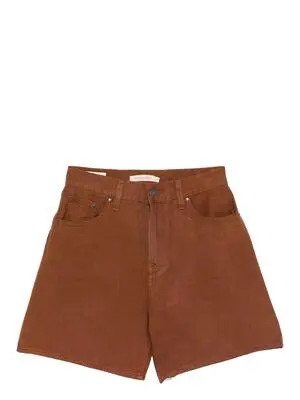 LEVI'S High-rise Denim Shorts - Brown