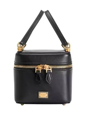Dolce & Gabbana Sicily Cube Vanity Bag - Black