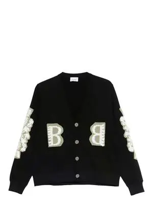 BARRIE B-logo Cardigan - Black