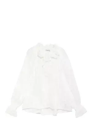Alice + Olivia Norah Blouse - White