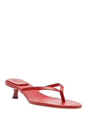 Schutz Carolyn Thong Sandals Red