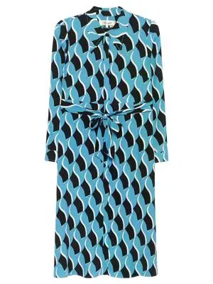 Diane Von Furstenberg Gizelle Midi Dress - Blue
