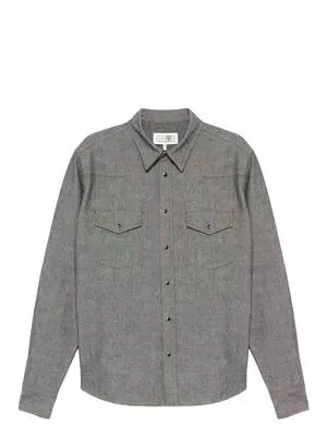 MAISON MARGIELA Rinsed Denim Shirt - Grey