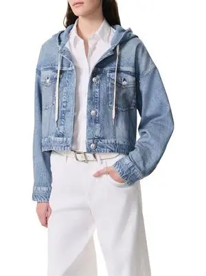 Rag & Bone Rb Miramar Hooded Trucker Jacket - Coney