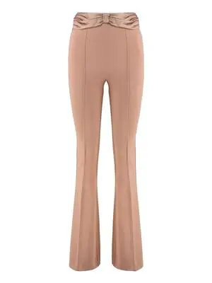 Elisabetta Franchi Flared Trousers Pink